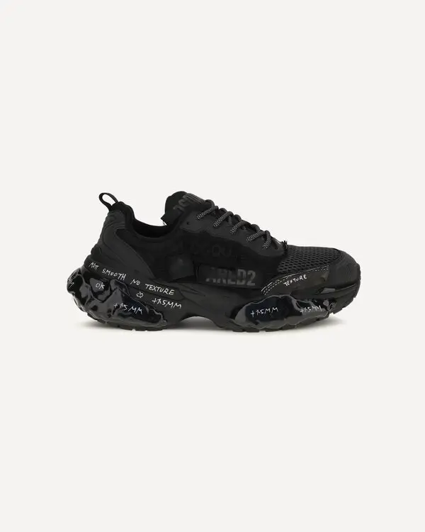Dsquared2 Faster Sneakers With Mesh Inserts