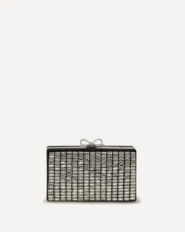 SELF-PORTRAIT Crystal Chainmail Clutch