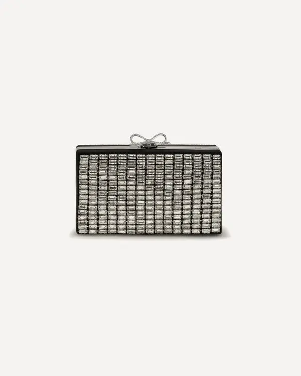 SELF-PORTRAIT Crystal Chainmail Clutch