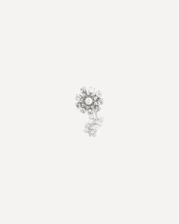 SELF-PORTRAIT Crystal Flower Brooch