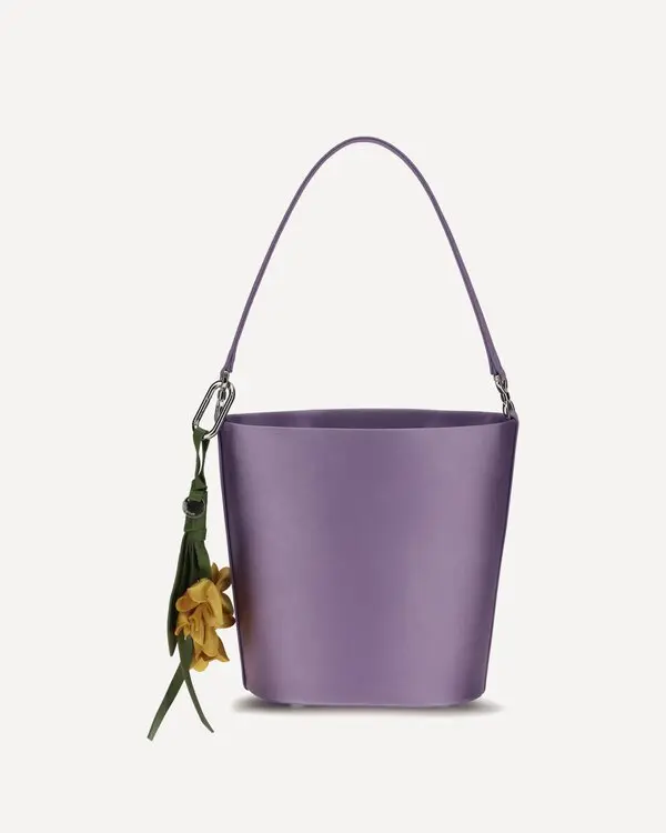 SELF-PORTRAIT Satin Bucket Bag