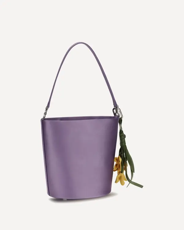 SELF-PORTRAIT Satin Bucket Bag