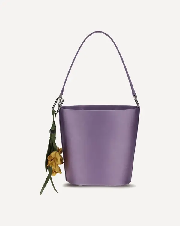 SELF-PORTRAIT Satin Bucket Bag