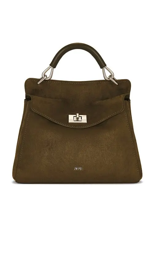 Jw Pei Lucia Classic Faux Suede Top Handle Bag