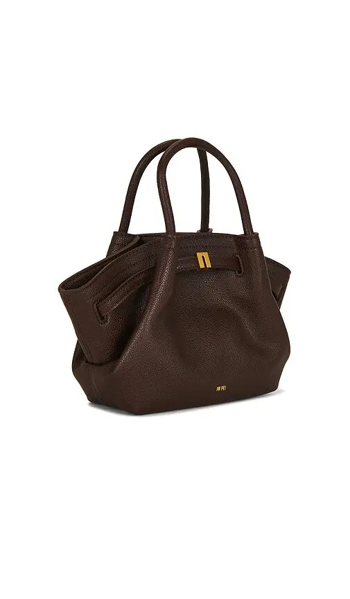 Jw Pei Hana Mini Tote Bag In Brown - Dark Brown