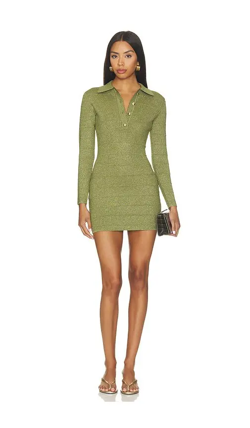 Retrofete Siona Knit Dress In Green