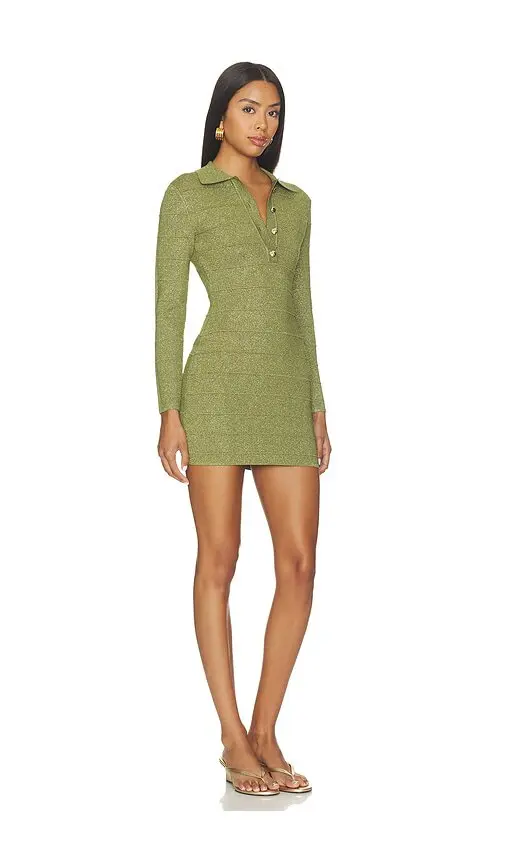 Retrofete Siona Knit Dress In Green