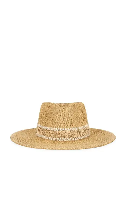 NIKKI BEACH Jordyn Fedora Hat - Toast
