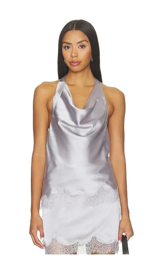 Astr The Label Melinda Top In Metallic