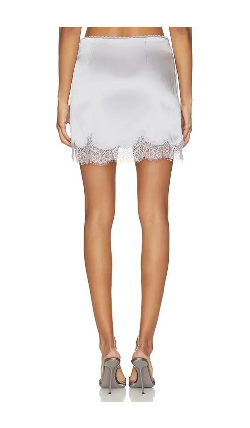 Astr The Label Melinda Skirt In Metallic