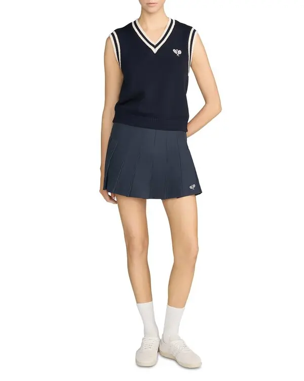 FRAME The Tennis Pleated Skirt