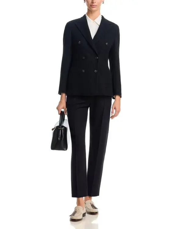Eleventy New New York Wool & Cashmere Slim Fit Pants