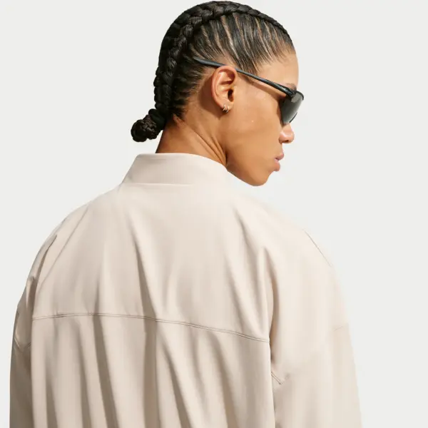 Nike 24.7 Perfectstretch Dri-fit Uv Protection Oversized Bomber Jacket