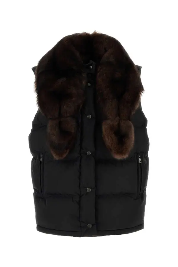 Prada Re-nylon Sleeveless Down Jacket