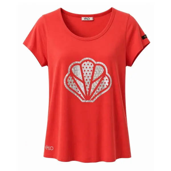 ELO Caddo Seashell Print T-shirt