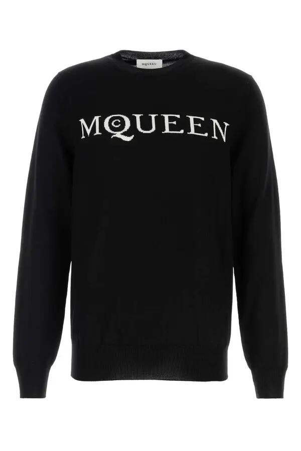 Alexander McQueen Wool Sweater - Black