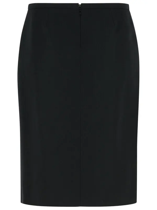 Versace Virgin Wool Skirt