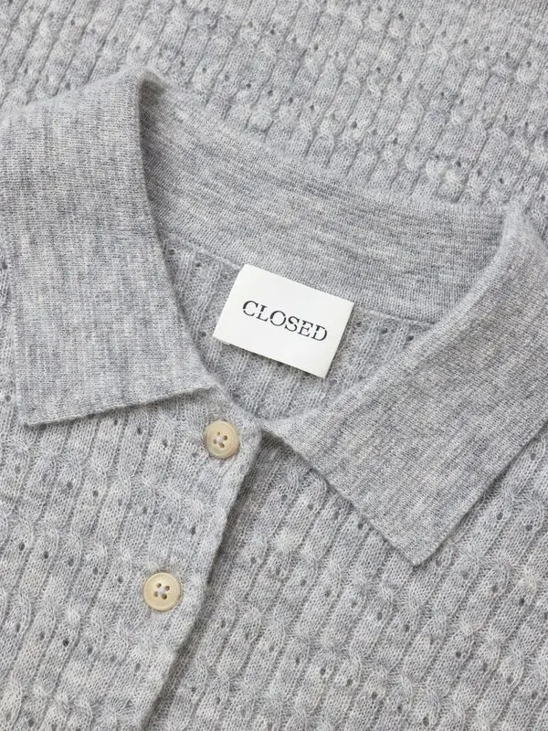 Closed Wool Blend Polo Shirt