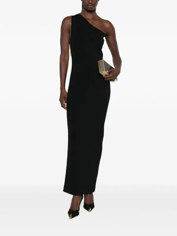 Elisabetta Franchi One-shoulder Long Dress