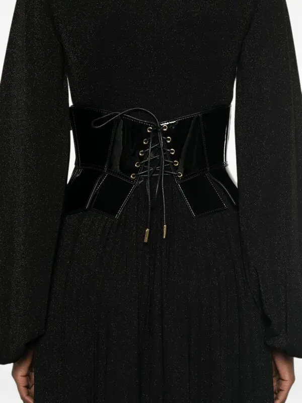 Elisabetta Franchi V-necked Maxi Dress