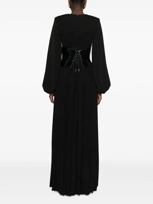 Elisabetta Franchi V-necked Maxi Dress