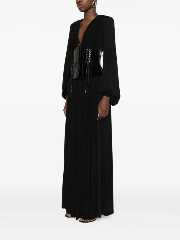Elisabetta Franchi V-necked Maxi Dress
