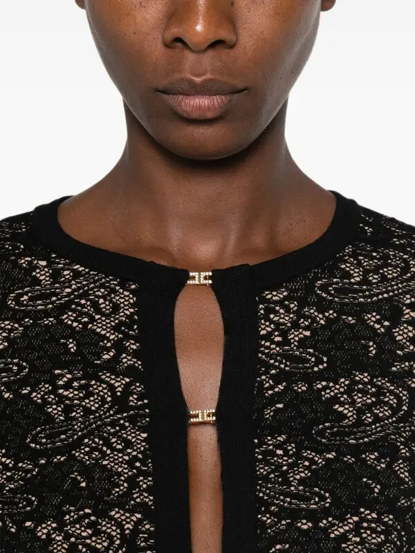 Elisabetta Franchi Crewneck Cardigan
