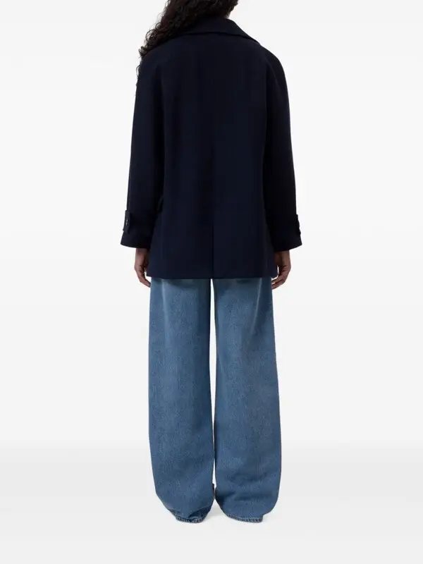 Closed Wool Double-breasted Coat
