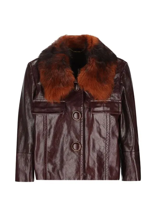 Chloé Leather Jacket - Brown
