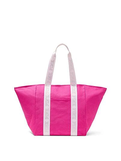Victoria's Secret Canvas Tote Bag - Pink
