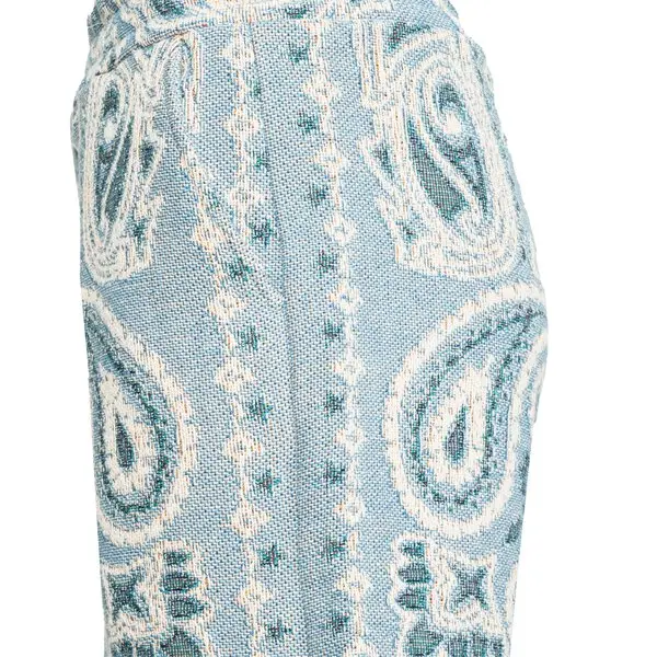 Amiri Paisley Embroidered Shorts
