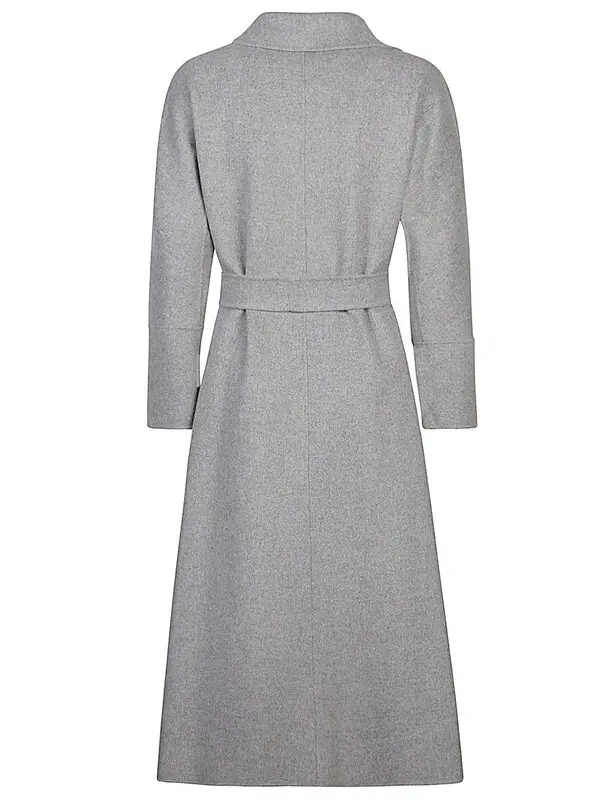 Max Mara Belted Long-sleeved Coat