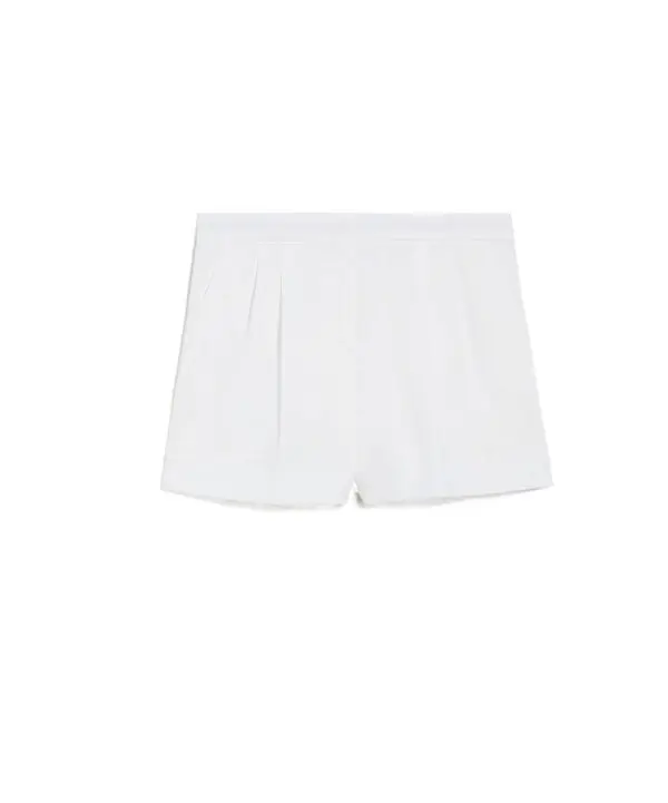 Max Mara Horn Profile Shorts - White