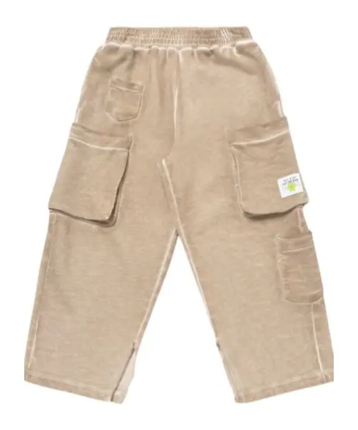MAISON MARGIELA Brushed Cotton Cargo Sweatpants - Nude