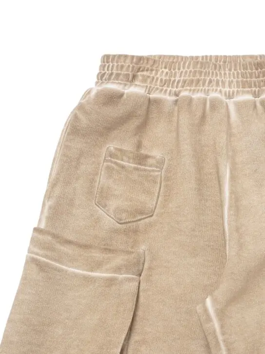 MAISON MARGIELA Brushed Cotton Cargo Sweatpants