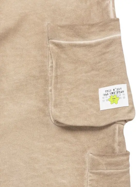 MAISON MARGIELA Brushed Cotton Cargo Sweatpants
