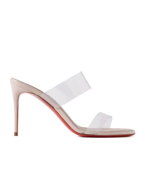 CHRISTIAN LOUBOUTIN Transparent Upper Sandals - Nude
