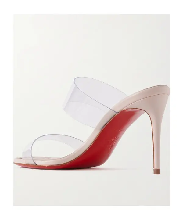 CHRISTIAN LOUBOUTIN Transparent Upper Sandals - Nude