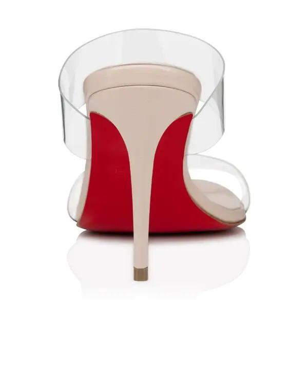 CHRISTIAN LOUBOUTIN Transparent Upper Sandals - Nude