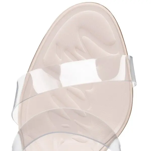 CHRISTIAN LOUBOUTIN Transparent Upper Sandals - Nude