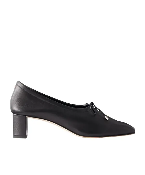 AeydĒ Narissa Leather Heeled Pumps