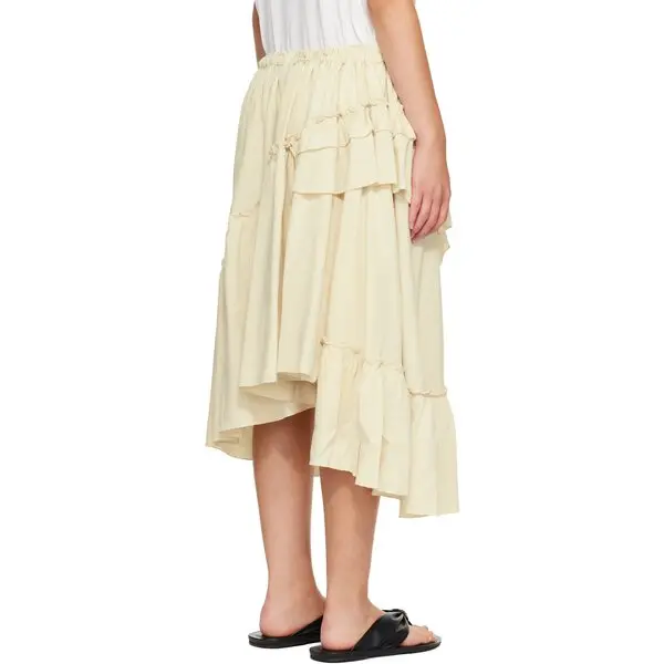 You Must Create Draped Midi Skirt