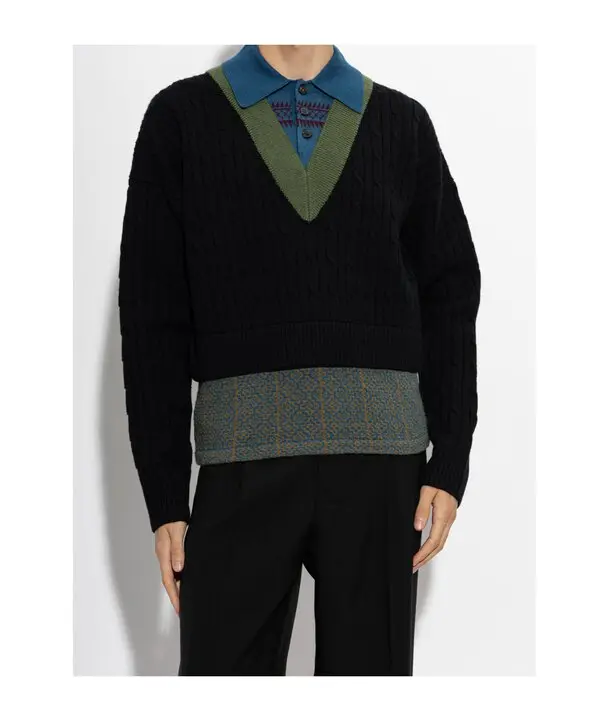 Dries Van Noten Long-sleeved Sweater