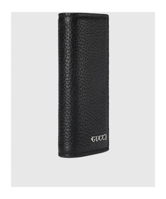 Gucci Logo-embellished Leather Keyholder