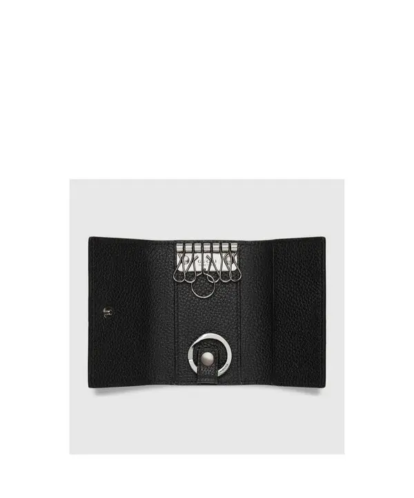 Gucci Logo-embellished Leather Keyholder