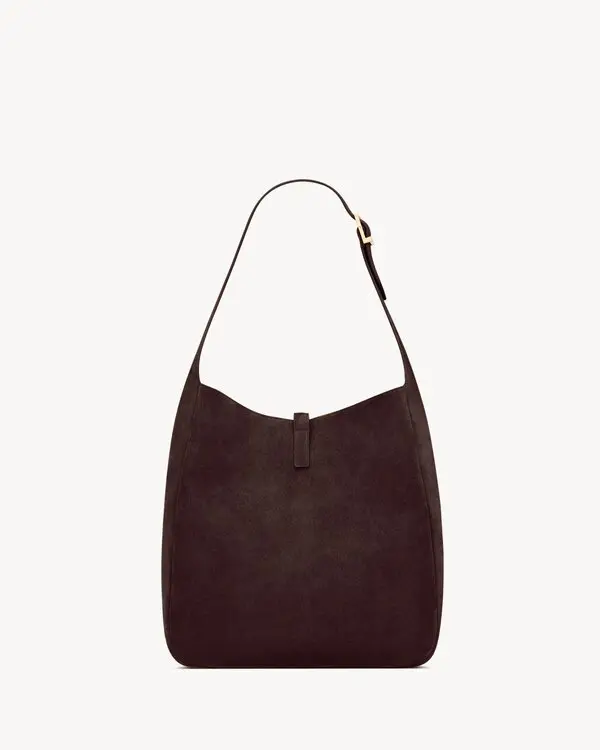 Saint Laurent Le 5 À 7 Supple Large Suede Shoulder Bag - Arab