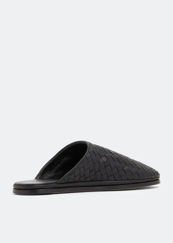 Bottega Veneta Logo Slippers