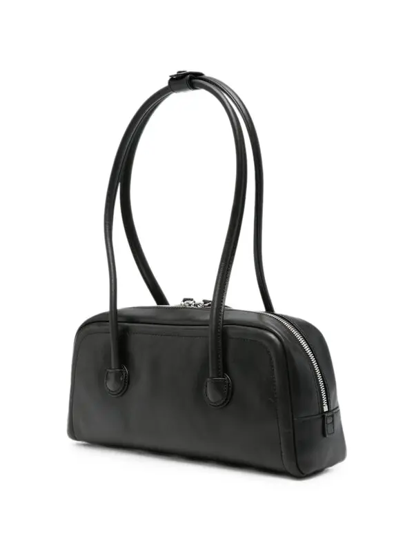 MARGESHERWOOD Soft Boston Logo-debossed Leather Shoulder Bag