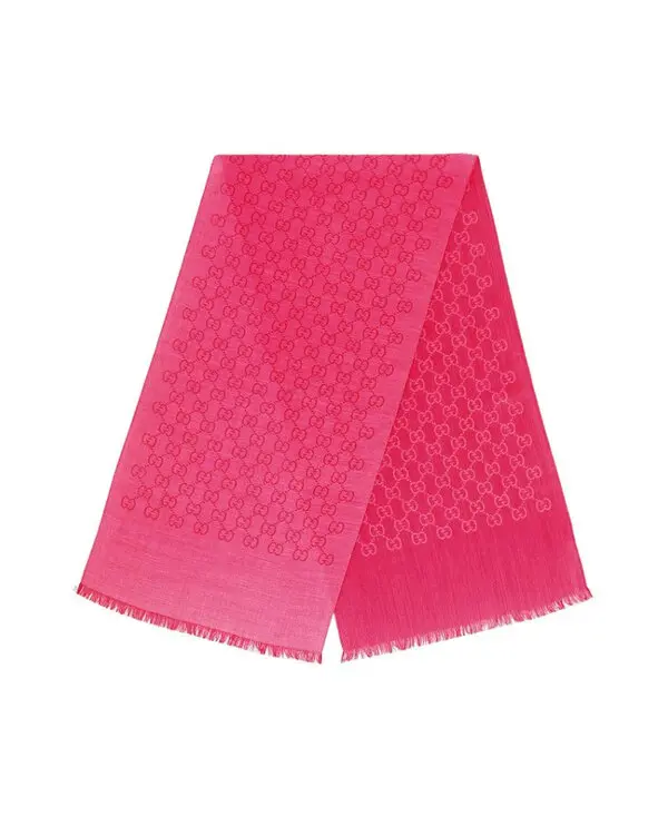 Gucci Logo Wool Scarf