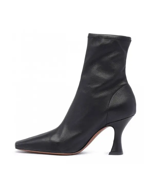 NEOUS Ran Stretch-design Leather Boots